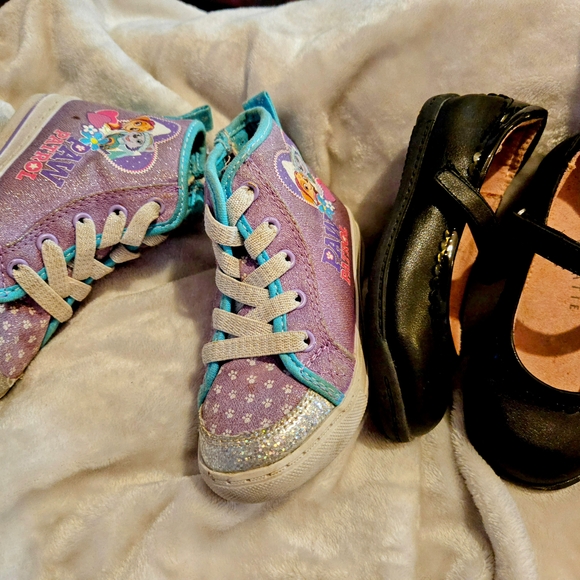 Paw Patrol | Shoes | Paw Patrol Hi Tops And Kelly Katie Black Leather ...